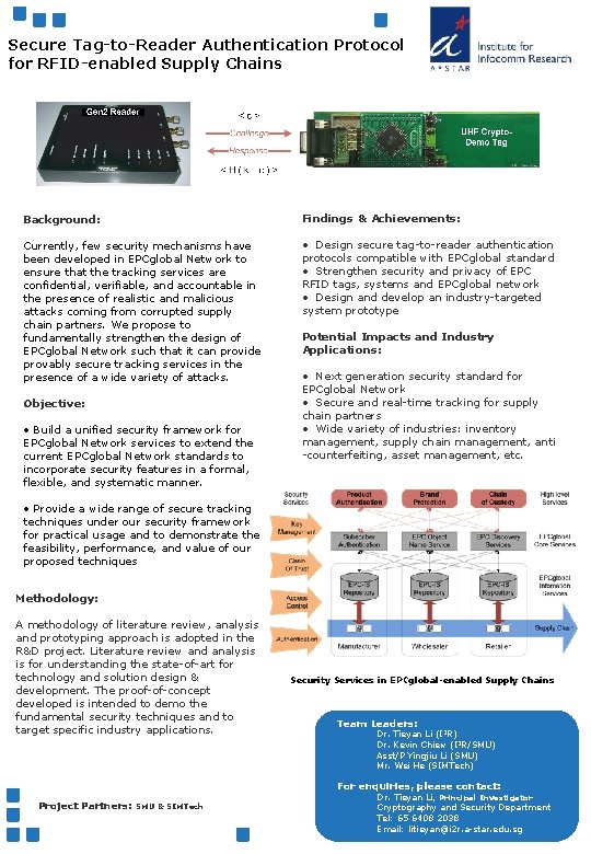 Secure TagtoReader Authentication Protocol for RFIDenabled Supply Chains