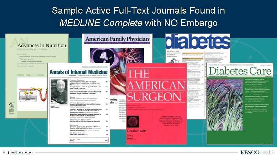 1 health ebsco com MEDLINE Complete Provides Ongoing