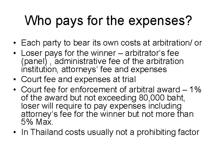 Practical Considerations on Enforceability of Arbitratral Awards Vichai