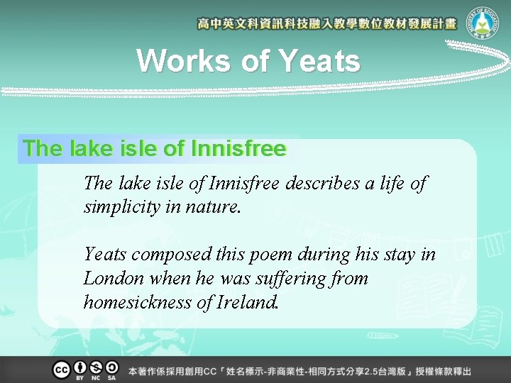 Yeats and His Works Life of William Butler