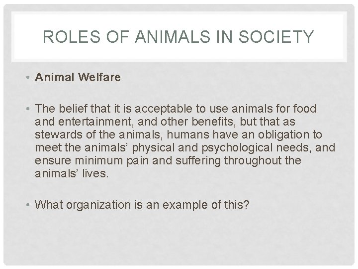 ANIMAL BEHAVIOR TERMINOLOGY UNIT 2 VETERINARY ASSISTANT PROGRAM