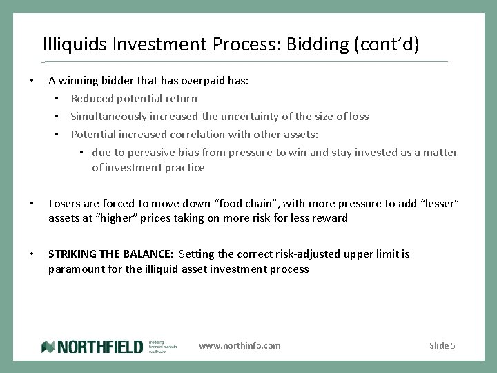 Optimal Deal Flow For Illiquid Assets Emilian Belev