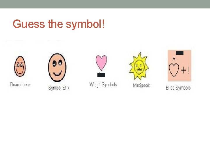 VOCAB SELECTION SYMBOLS LAYOUT ORGANIZATION Unaided and Aided