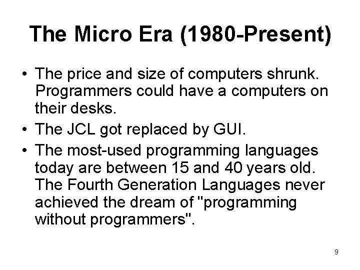 An Overview of Software Evolution CPRE 416 Software