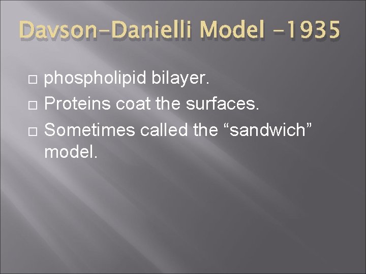 Chapter 7 Membrane Structure and Function Plasma Membrane