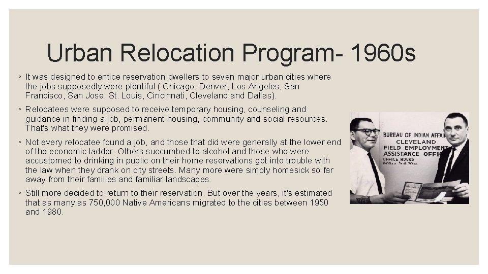 Wednesday December 2 THINK BACK TO THE NATIVE