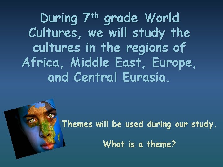 Culture and its Elements Objective Students will analyze