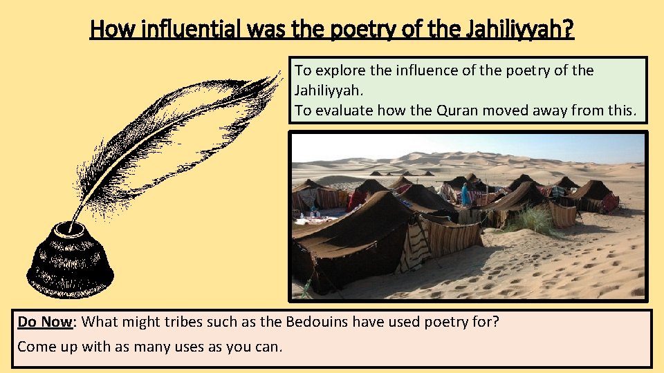How influential was the poetry of the Jahiliyyah