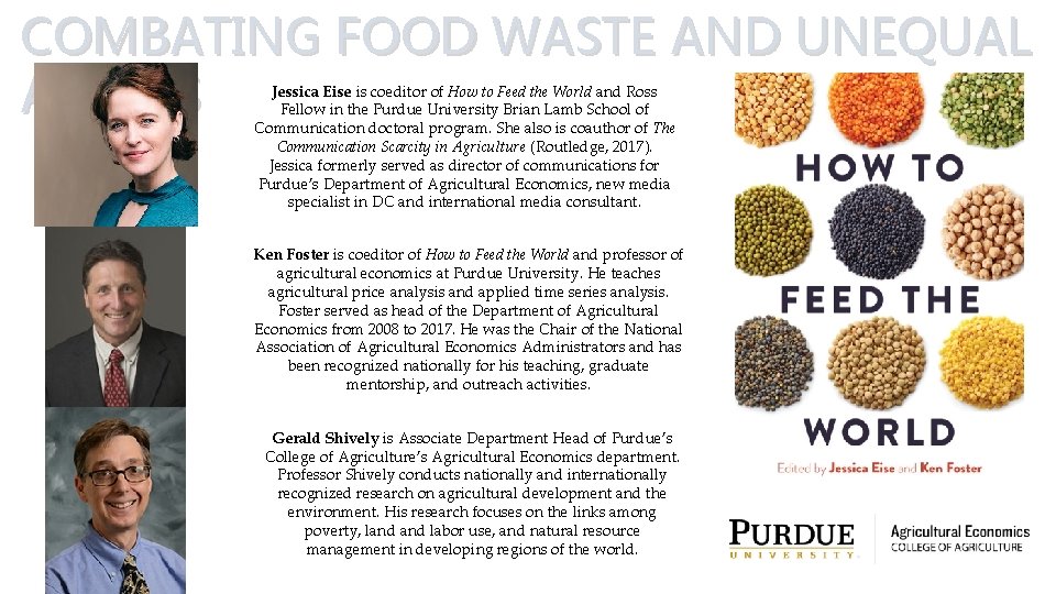 Feeding Our World Combating Food Waste and Unequal