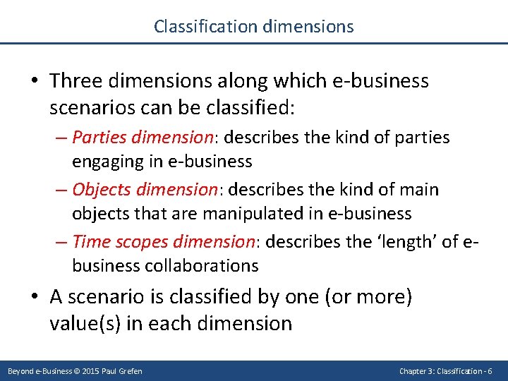 Part 3 Classifying Networked eBusiness Introduction Beyond eBusiness