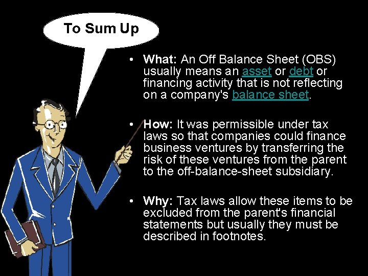 Understanding OffBalance Sheets By Prof Simply Simple An