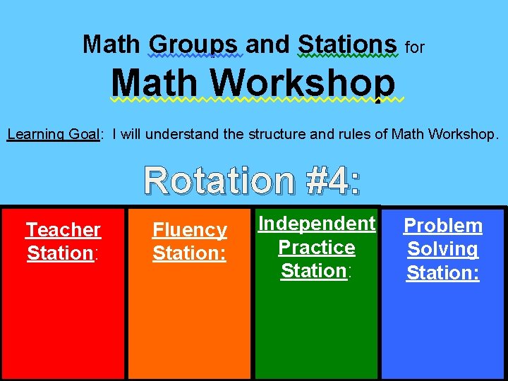Math Groups and Stations for Math Workshop Learning
