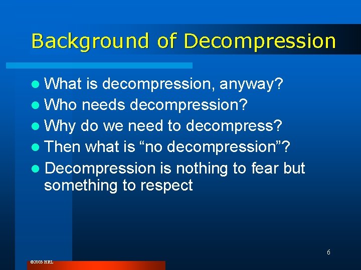 Decompression Dive Computers and Software RW Bill Hamilton