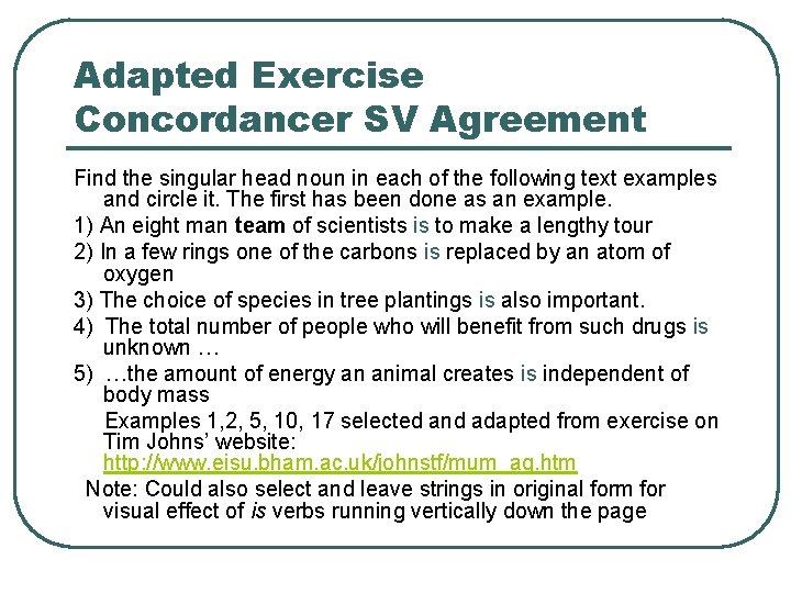 Using CorpusBased References to Guide Editing and Revision