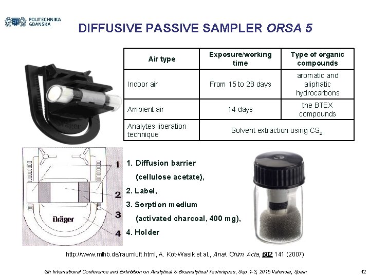 APPLICATION OF PASSIVE SAMPLING TECHNIQUES AS A USEFUL