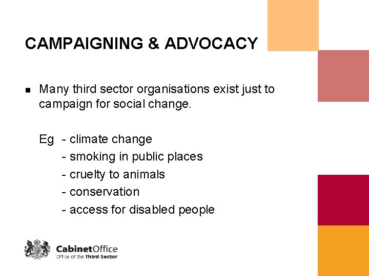 ROLE OF THE THIRD SECTOR IN BRITISH SOCIETY