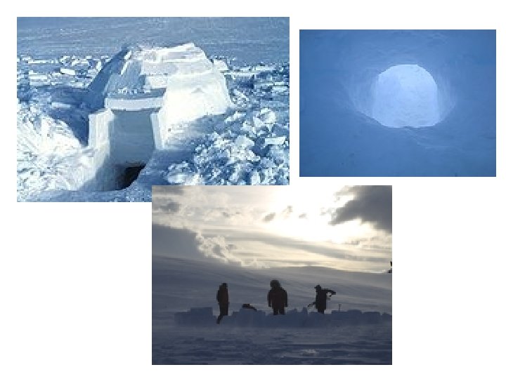 All About Igloos An igloo or snowhouse is