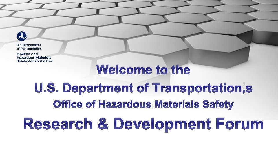 Welcome to the U S Department of Transportations