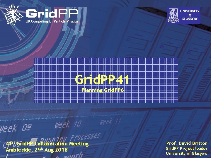 Grid PP 41 Planning Grid PP 6 Prof