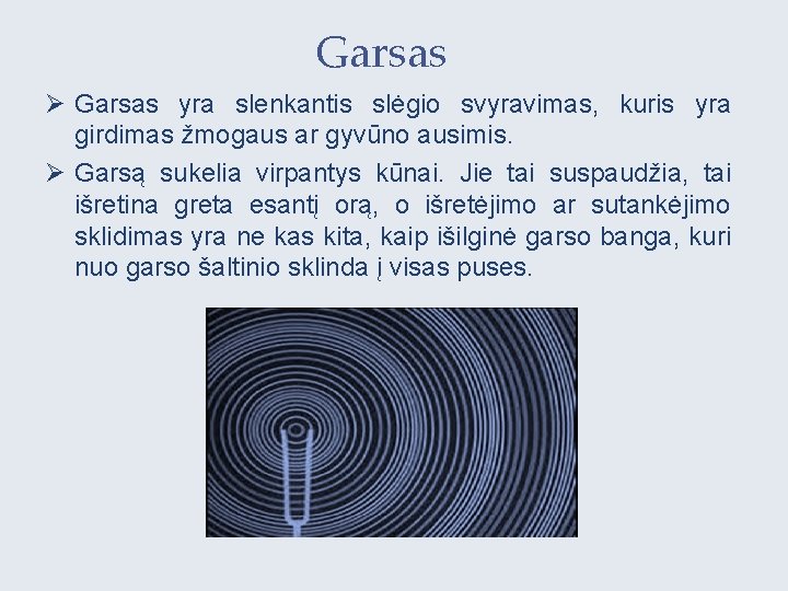 Garso izoliacija Darb pareng Lietuvos sveikatos moksl vidurins