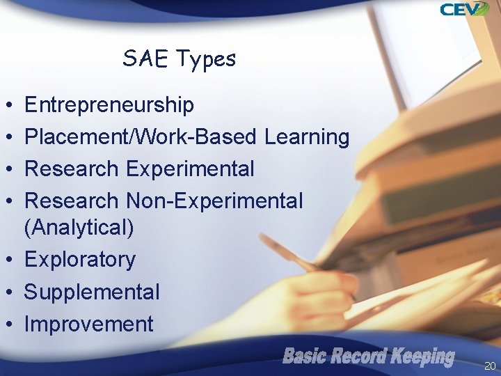 Objectives 1 To determine the different types of