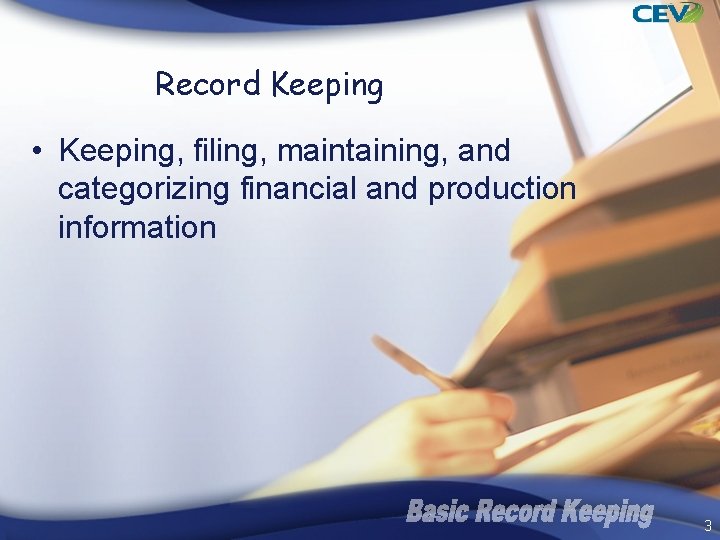 Objectives 1 To determine the different types of