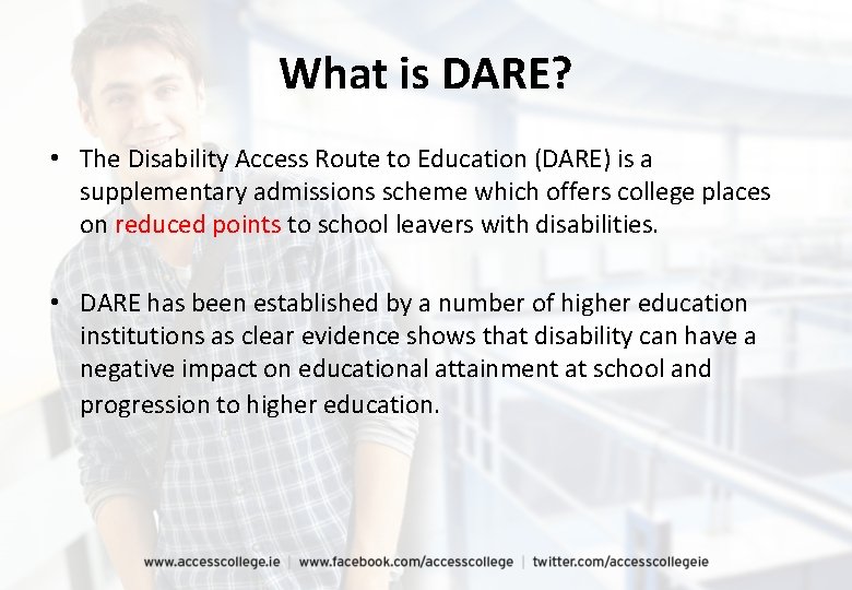 Disability Access Route to Education Schools Presentation What