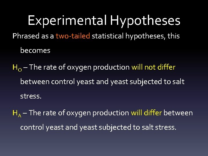 Enzymes and Enzymatic Reactions A Sample Experiment Observation