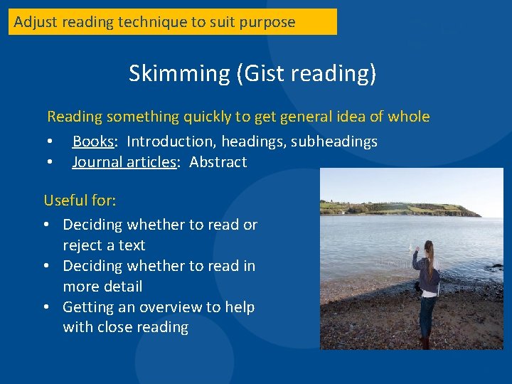 How to read effectively for study National Centre