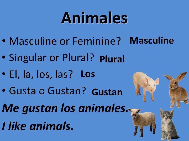 Agreement Practice Carro Masculine or Feminine Masculine Singular