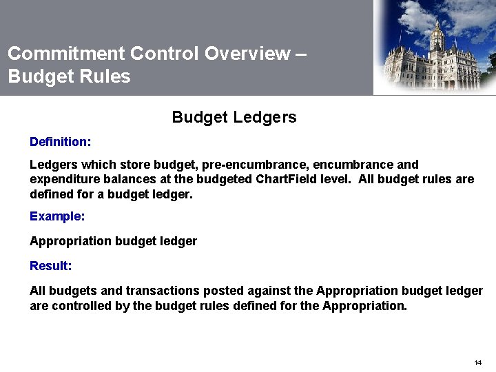 COABudget Structure Workshop Agenda Chart of Accounts Overview