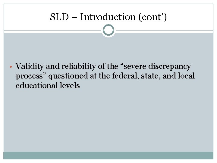 Verification Guidelines for Children with Disabilities TECHNICAL ASSISTANCE