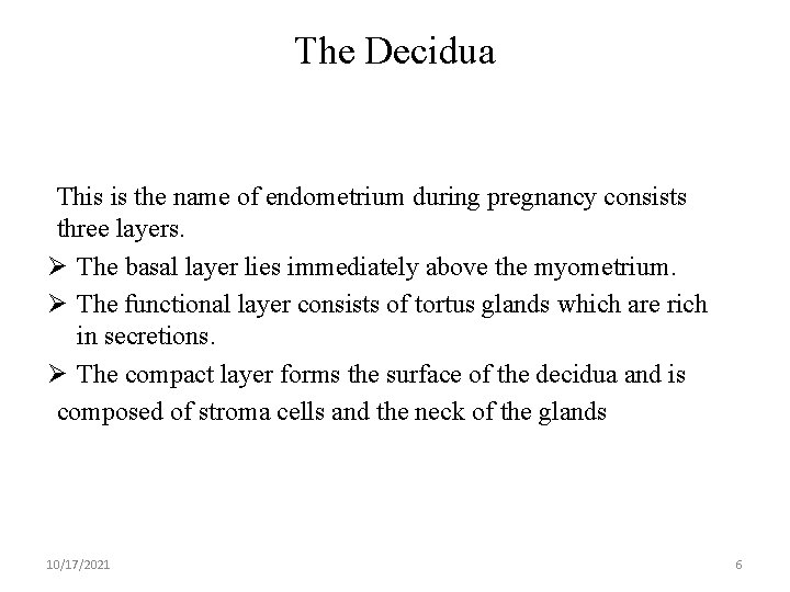 NTRODUCTION TO EMBRYOLOGY AND FETAL DEVELOPMENT AND NORMAL