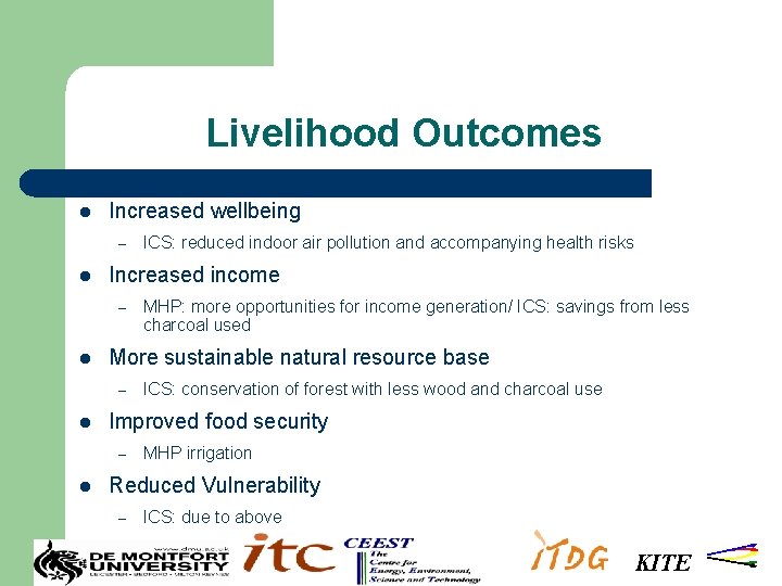 Sustainability Assessment Model and its application Dr Katie