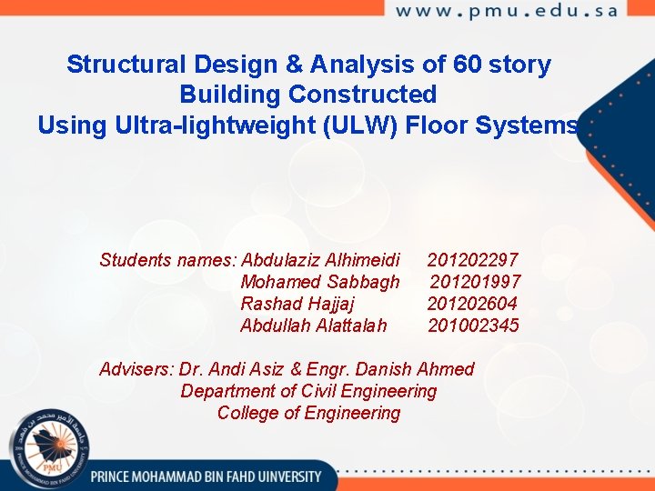 Structural Design Analysis of 60 story Building Constructed