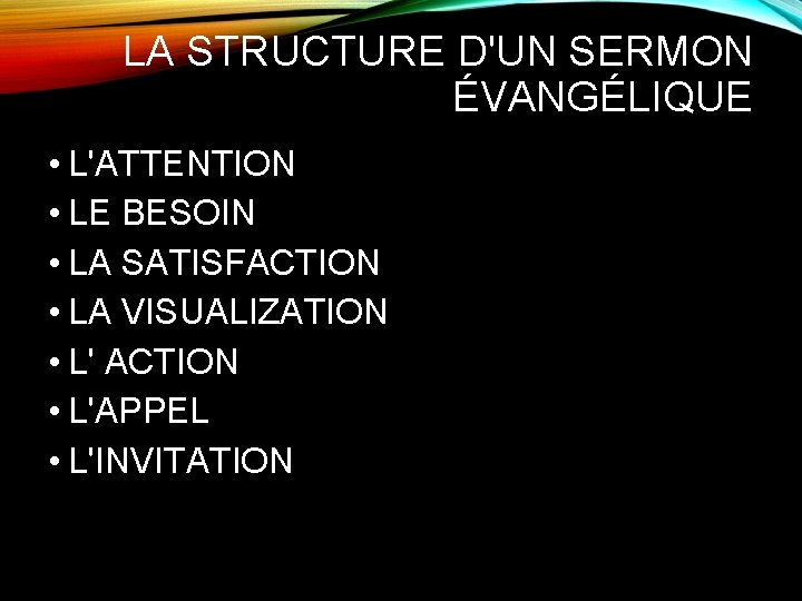 LE SERMON VANGLIQUE Pasteur Samuel TELEMAQUE LA STRUCTURE