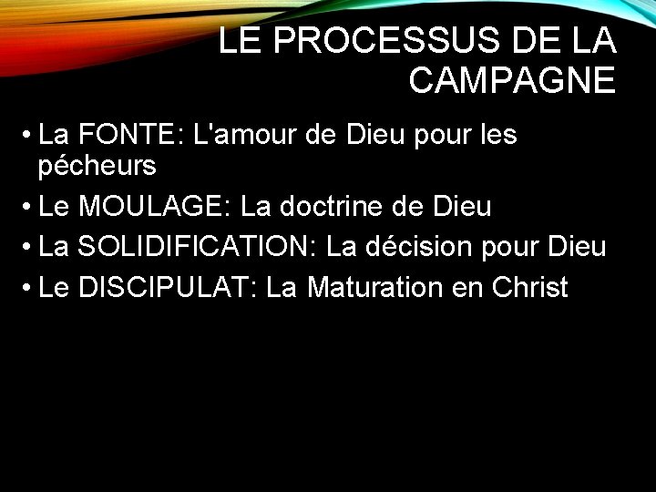 LE SERMON VANGLIQUE Pasteur Samuel TELEMAQUE LA STRUCTURE