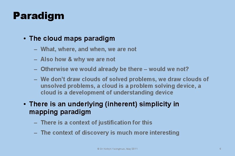 The Systemic Cloud A Map Board For Mapping