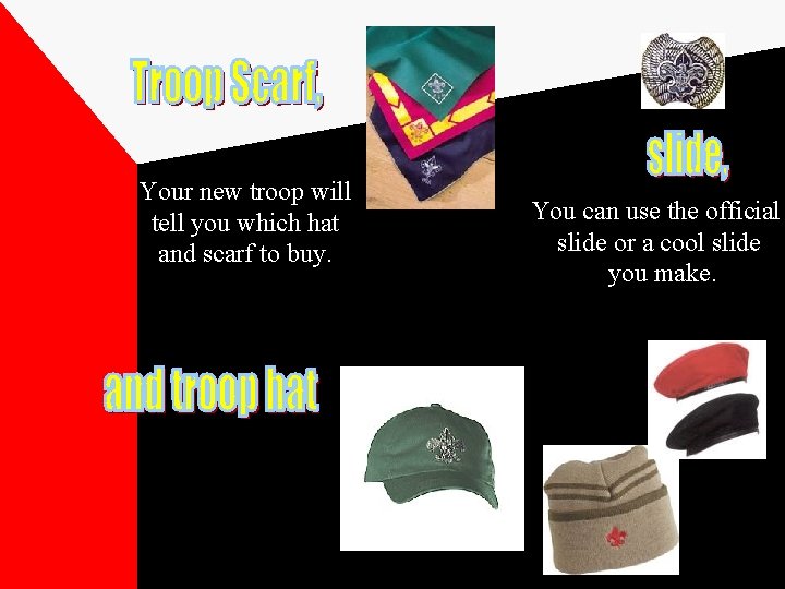 The Boy Scout Uniform Green epaulet OC Council