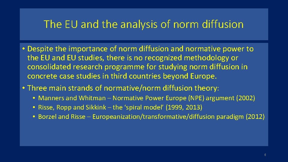 The EUs yellow card diplomacy in Thailand Professor