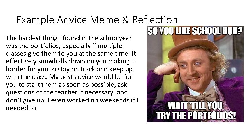 Advice Meme Activity Name Please type your name