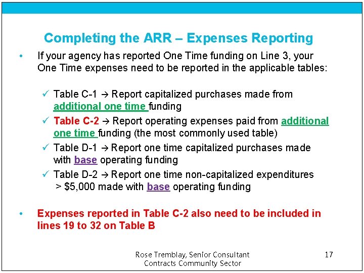 2017 2018 ARR Process Submission Tips and Guidelines