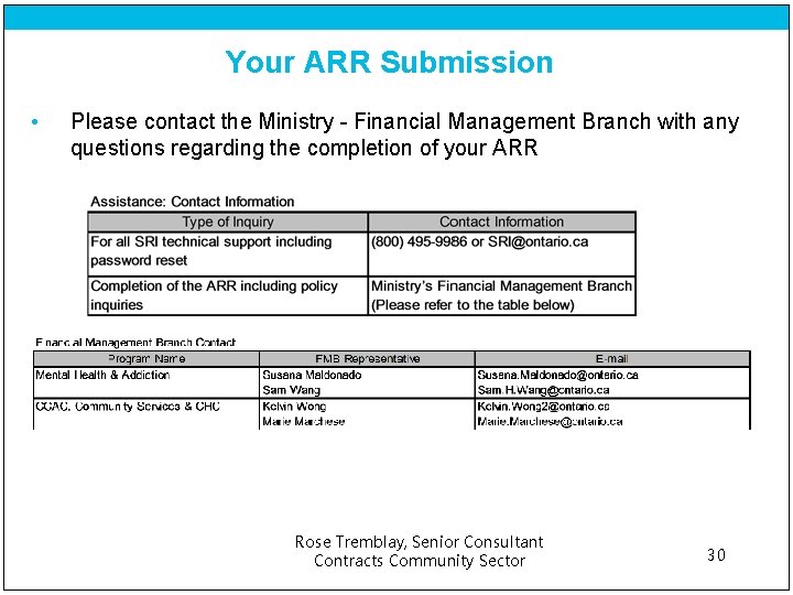 2017 2018 ARR Process Submission Tips and Guidelines