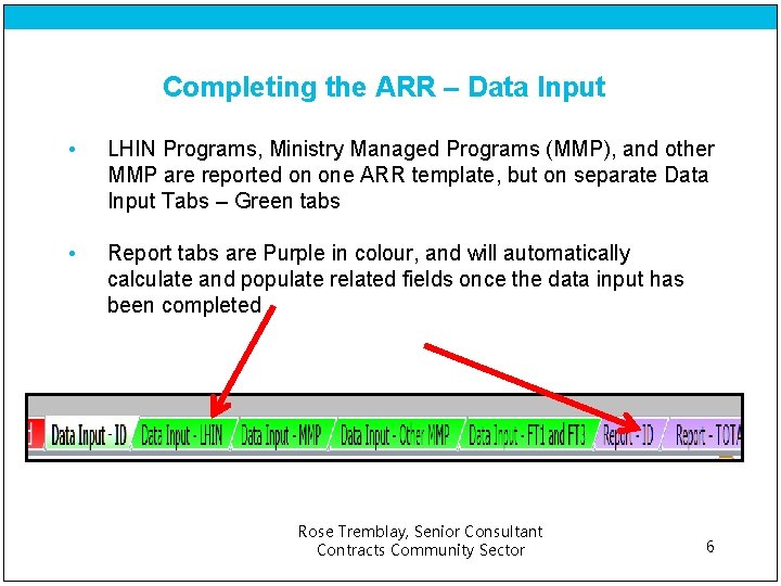 2017 2018 ARR Process Submission Tips and Guidelines
