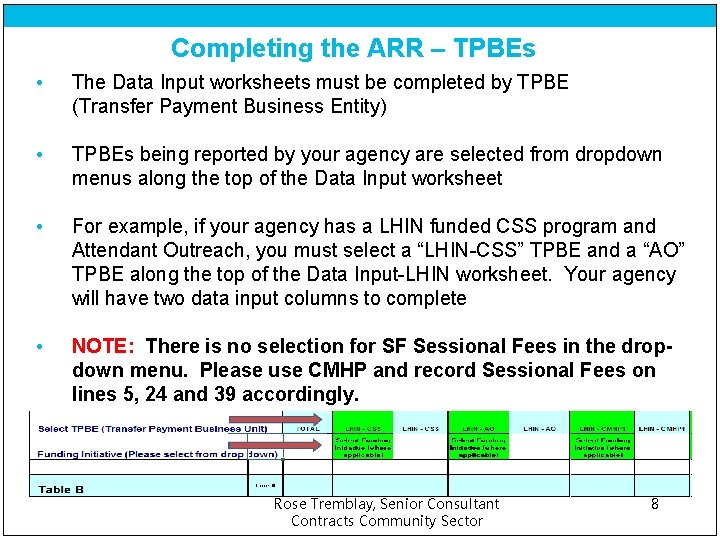 2017 2018 ARR Process Submission Tips and Guidelines