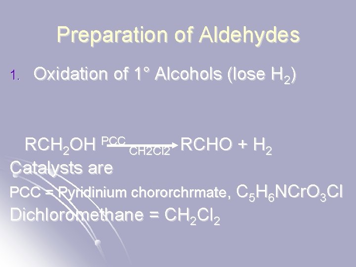 Aldehydes and Ketones Chapter 5 Aldehydes and Ketones