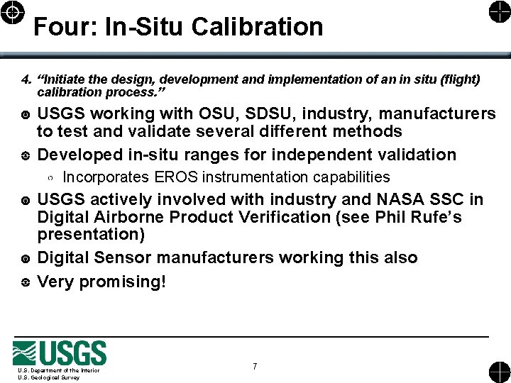 Mapping the Path to Digital Sensor Calibration USGS