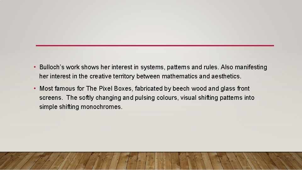 ANGELA BULLOCH ARTIST PRESENTATION BY TYLERMAI MANGRU BULLOCH