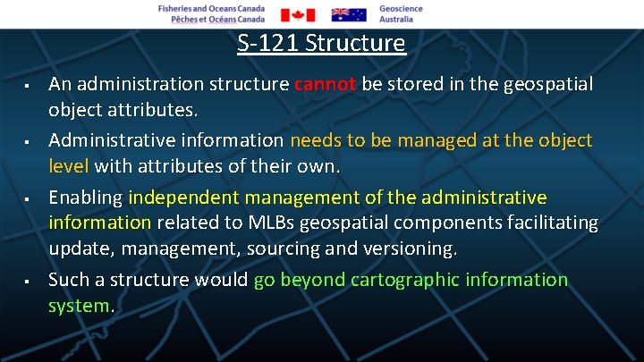 IHO S121 Standards on Maritime Limits and Boundaries