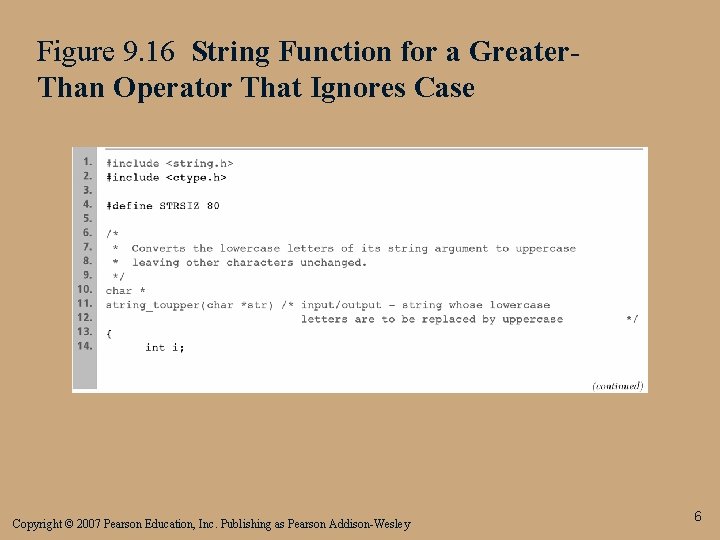 Chapter 9 Strings Problem Solving and Program Design
